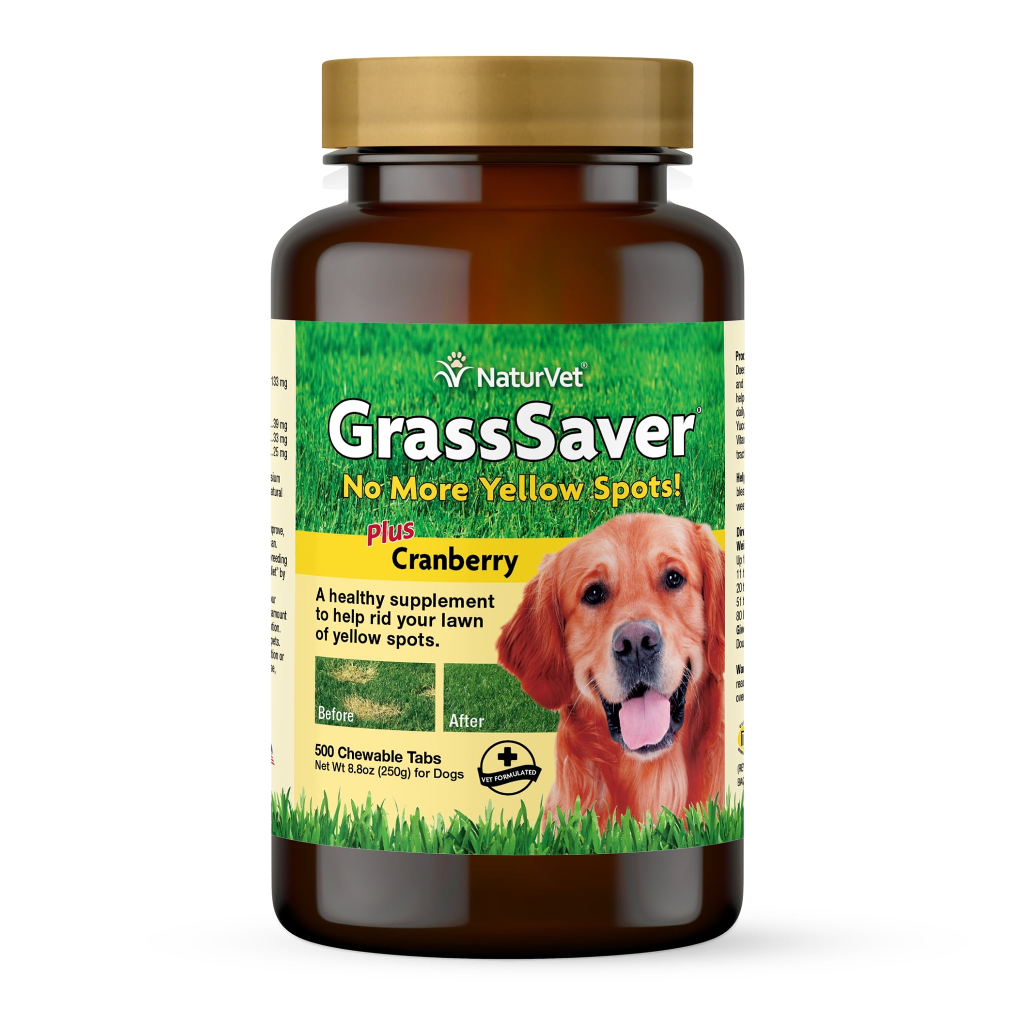 NaturVet Dog GrassSaver + Cranberry, Tab, 500 Count - Walmart.com