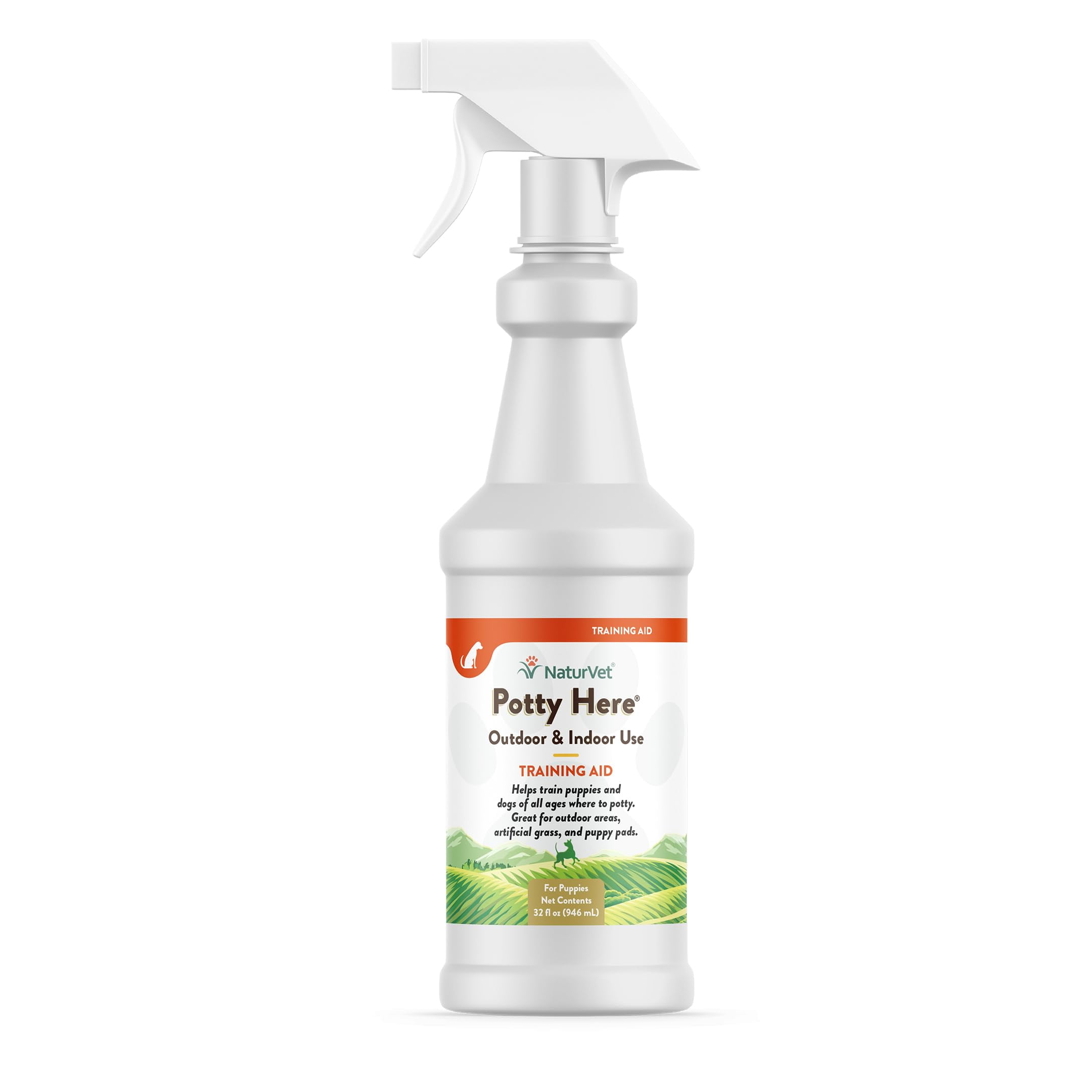 NaturVet - Potty FEV6 Here Training Aid Spray | Attractive Scent Helps ...