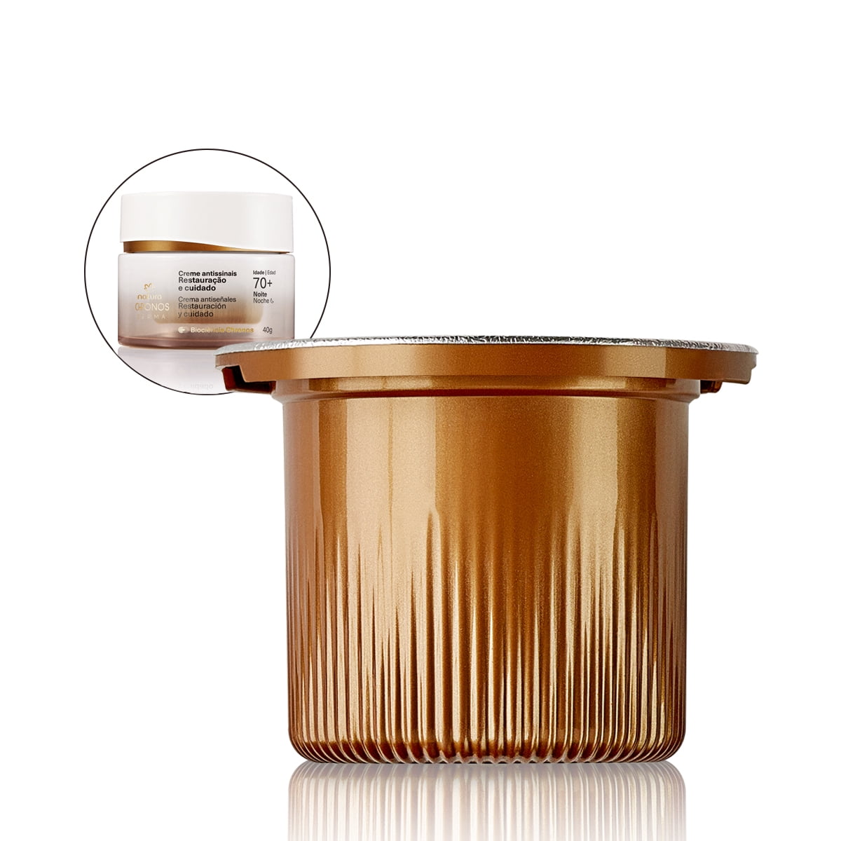 Natura - Linha Chronos - Refil Creme Antissinais Restauracao e Cuidado ...