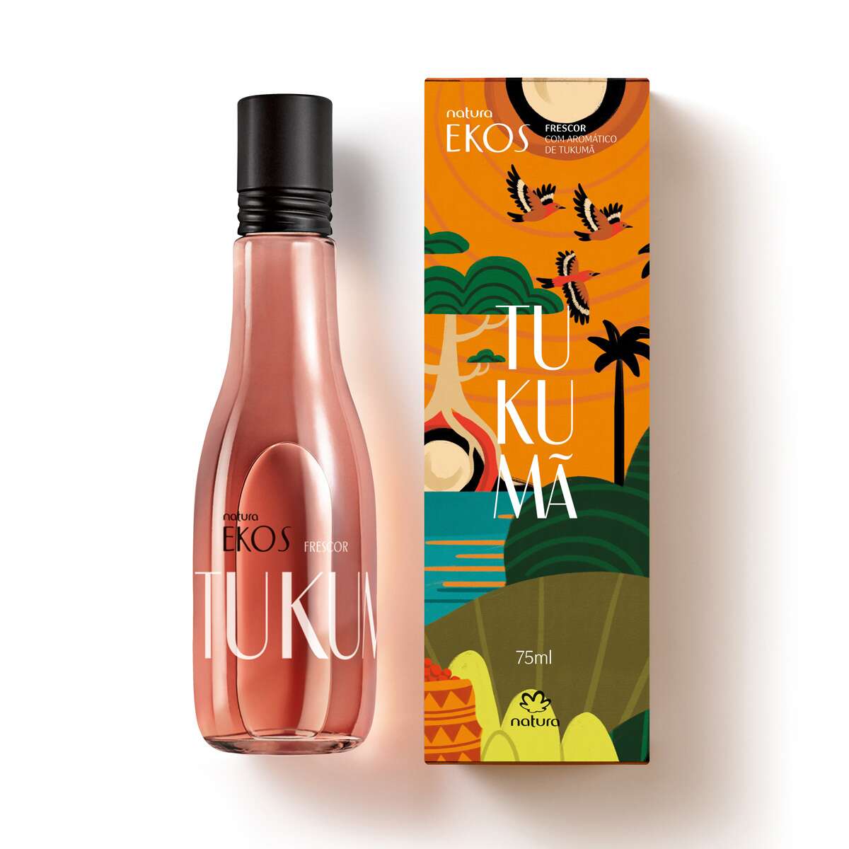 Natura - Linha Ekos (Tukuma) - Colonia Frescor Feminina 75 Ml - (Ekos ...