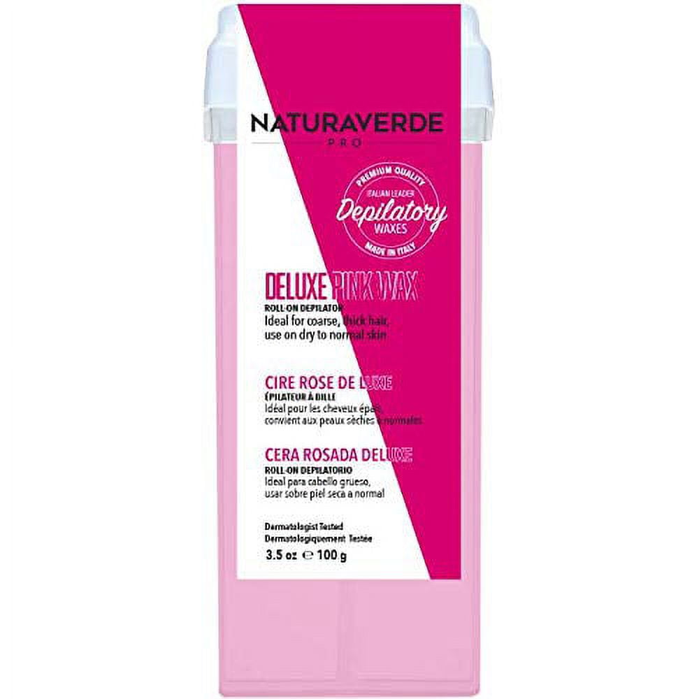 Natura Verde Deluxe Pink Roll-On Wax 3.38oz - Walmart.com