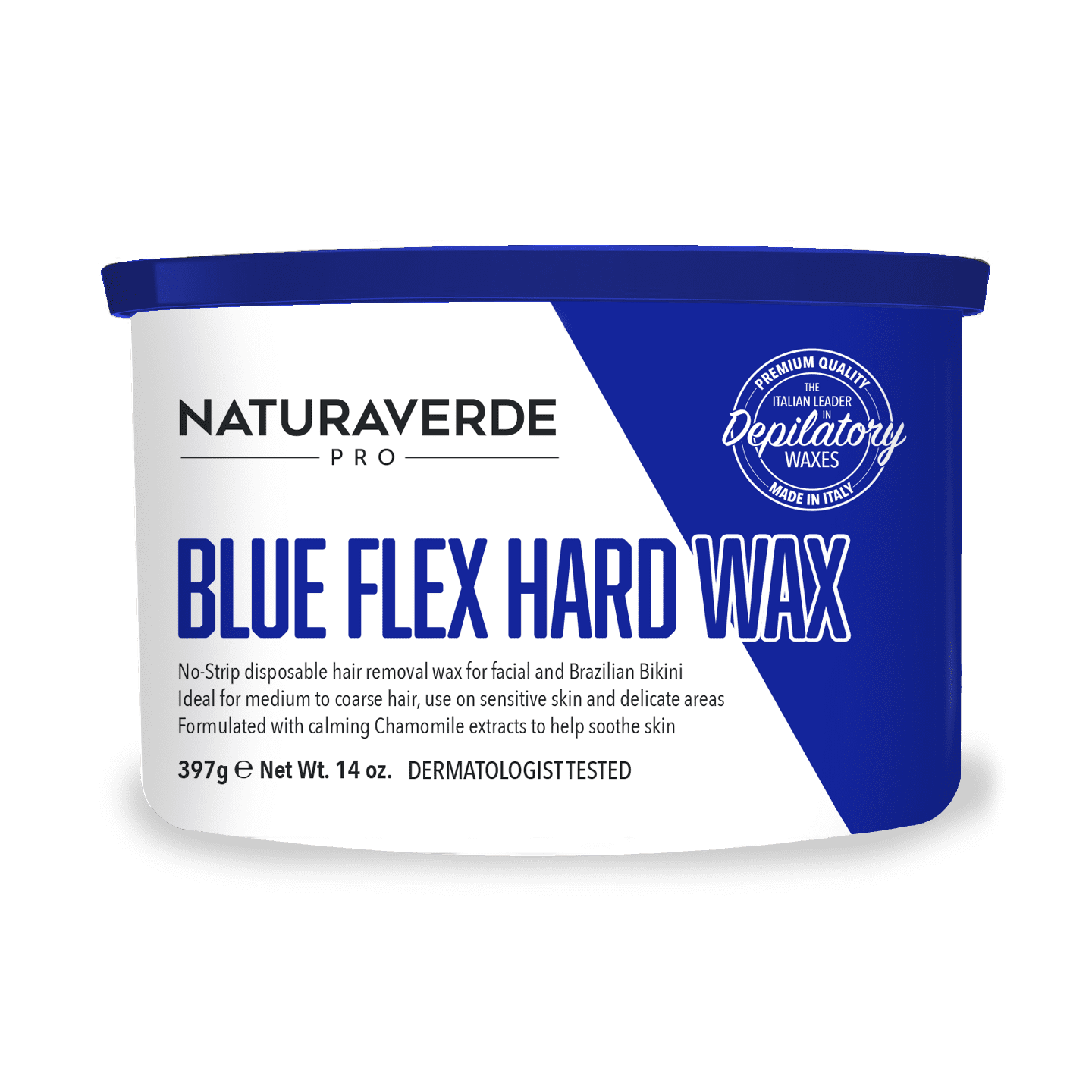 Natura Verde Pro Blue Flex Hard Wax 14 oz. Can - Walmart.com