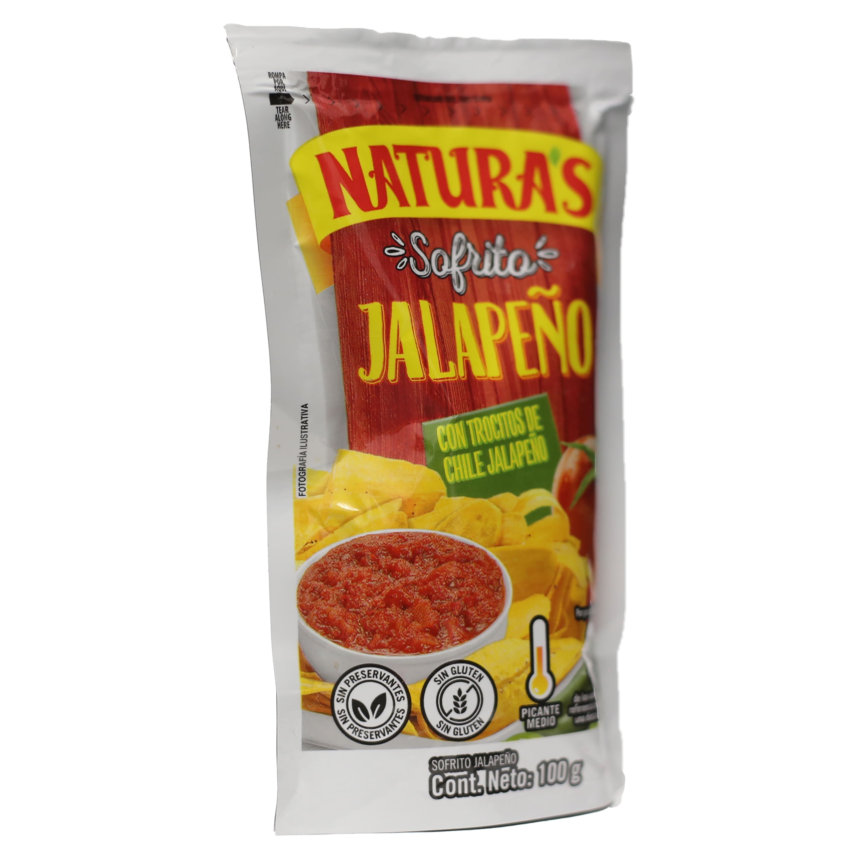 Natura’s Sofrito Jalapeno Pasta Sauce 7.1oz (200g) - Walmart.com