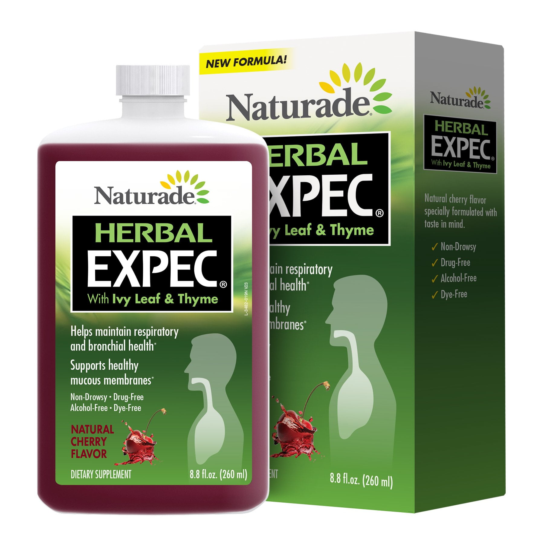 Naturade HERBAL EXPEC® Expectorant with Guafenesin, 8.8 fl oz - Walmart.com