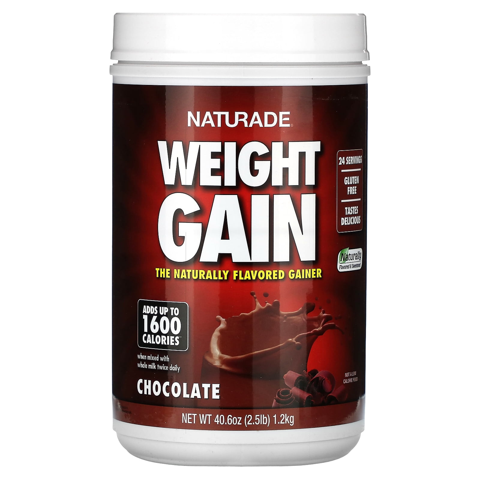 Naturade Weight Gain, Chocolate, 2.5 lb (1.2 kg) - Walmart.com