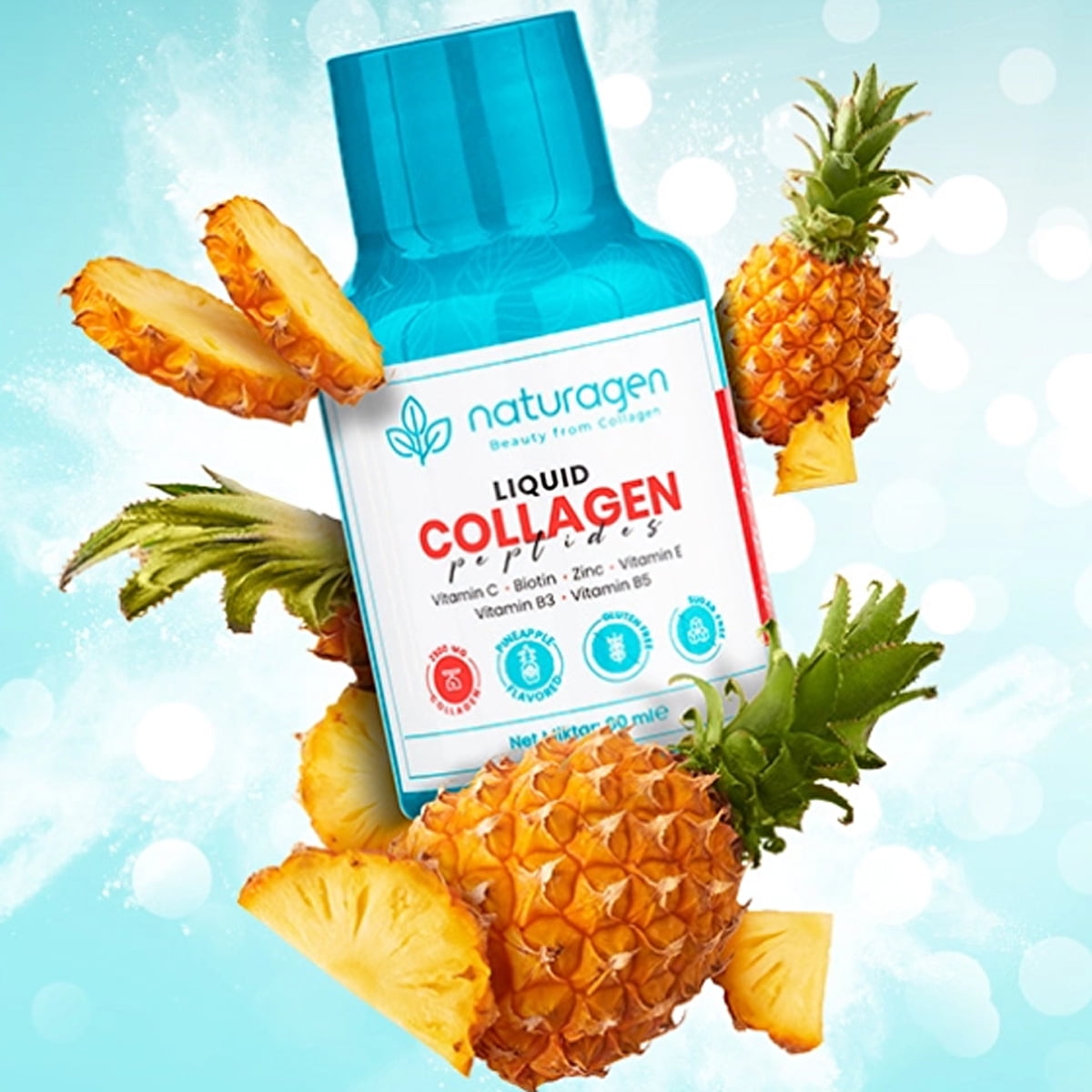 Naturagen Liquid Collagen Peptides Shots 60 ml - Walmart Business Supplies