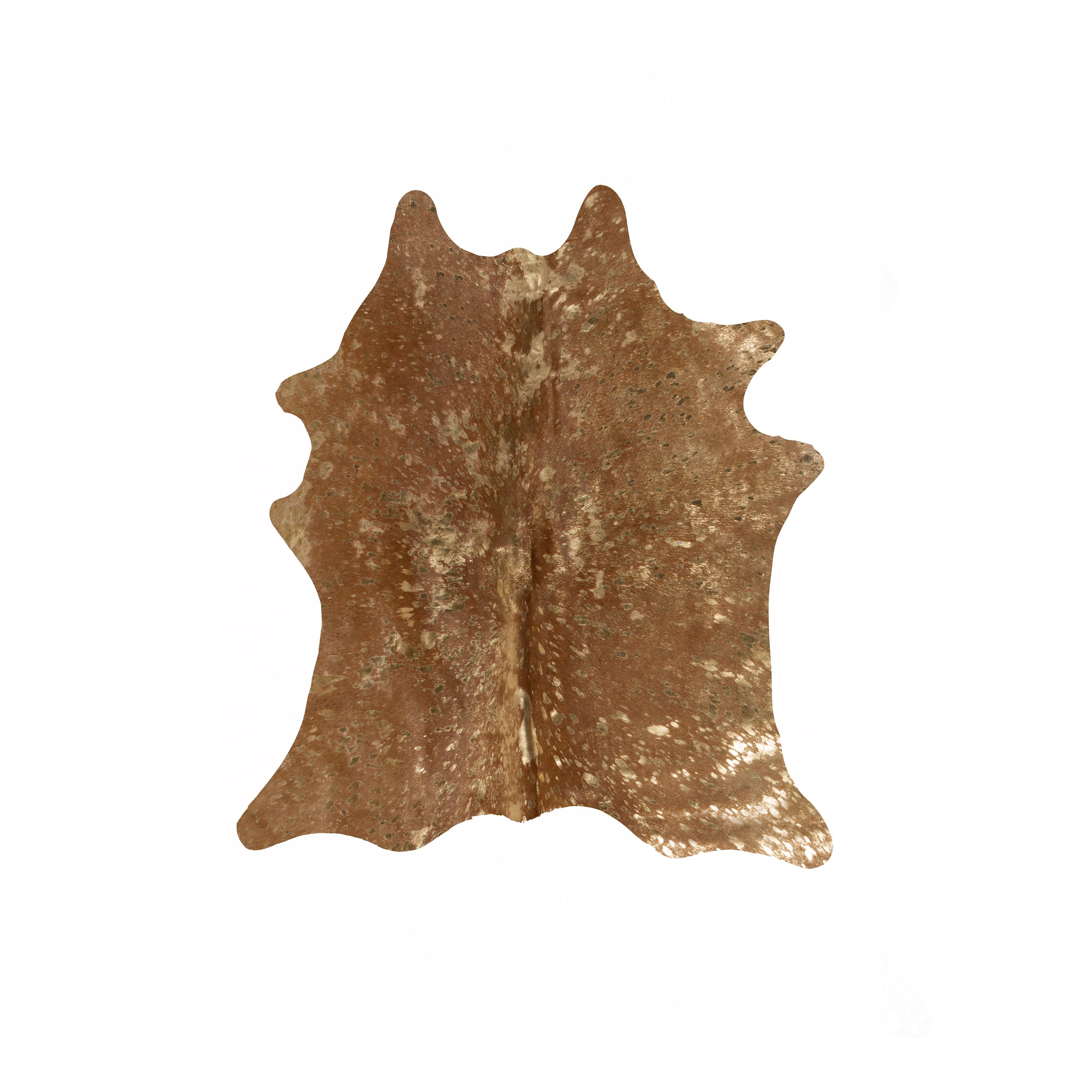 Natural Scotland Cowhide Rug | Tan & gold | 6'x7' - Walmart.com