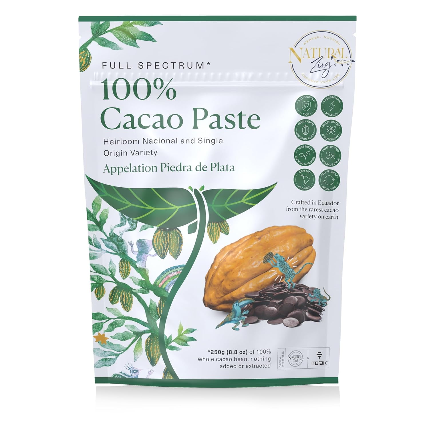 Natural 100% Pure Cacao Liquor/Paste Chunks | (, Organic) | | Fine ...