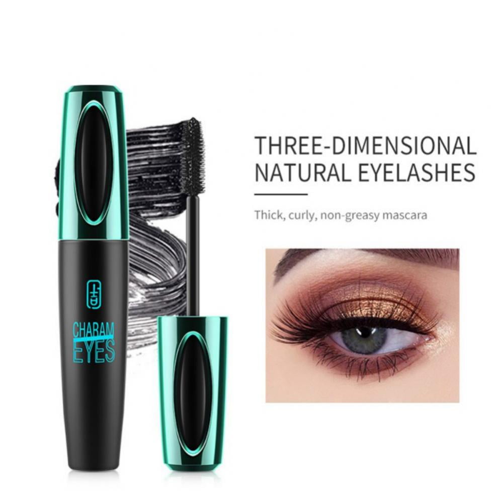 Natural 4D Silk Fiber Lash Mascara, Lengthening and Thick, Long Lasting ...