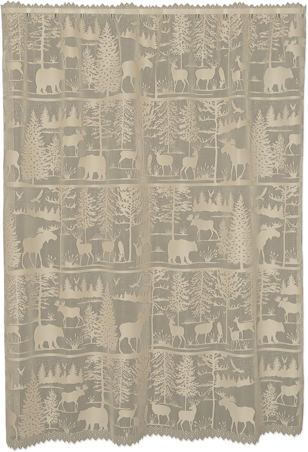 Natural 60"X84" Lodge Hollow Panel - Walmart.com