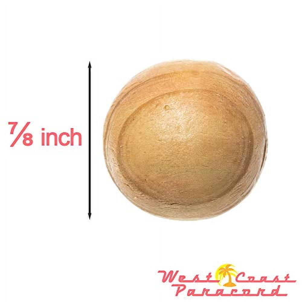 Natural 7/8 Inch Wood Ball - Arts and Crafts (50 Pack) - Walmart.com