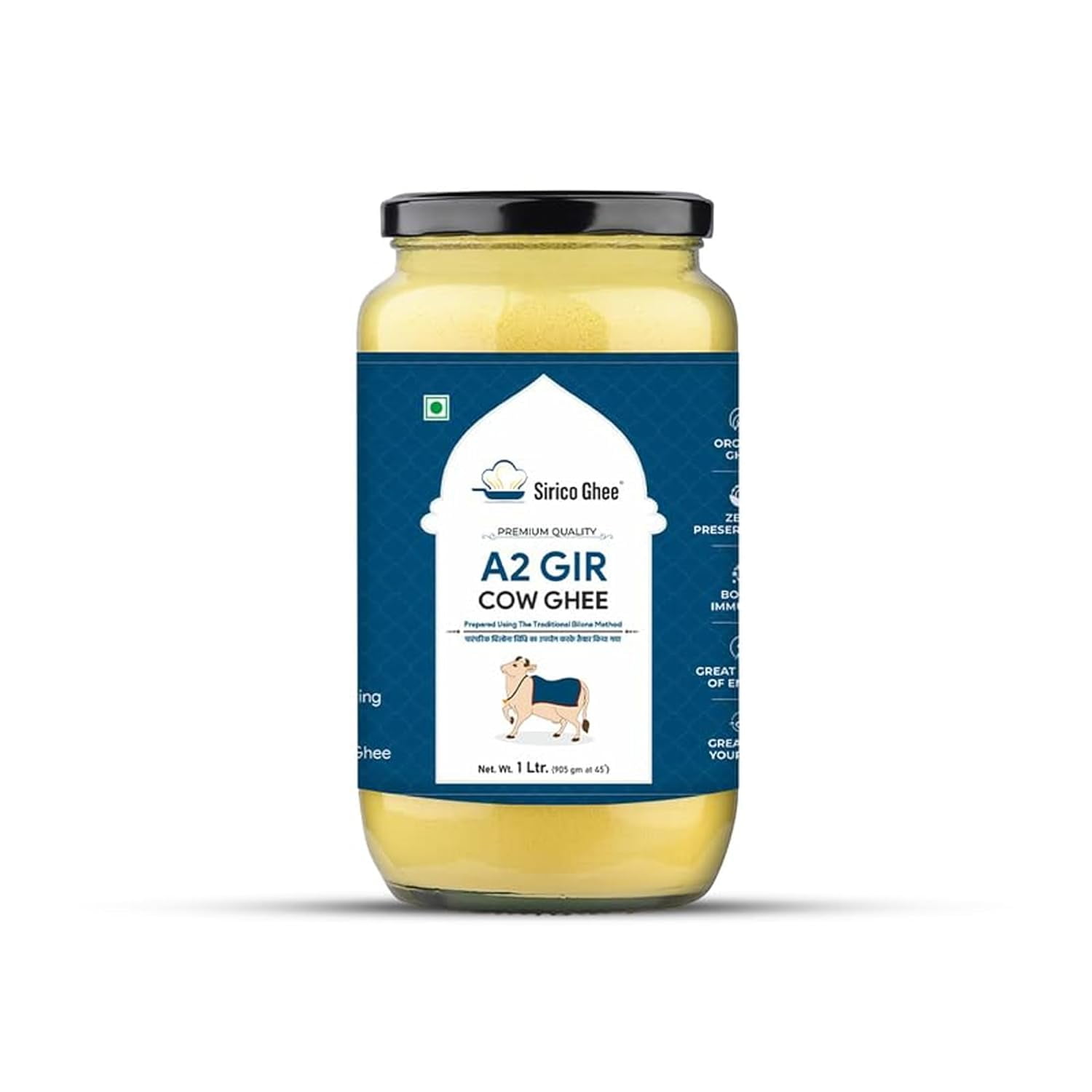 Natural A2 Cow Ghee By Sirico Ghee | Traditional Vedic Bilona Method ...