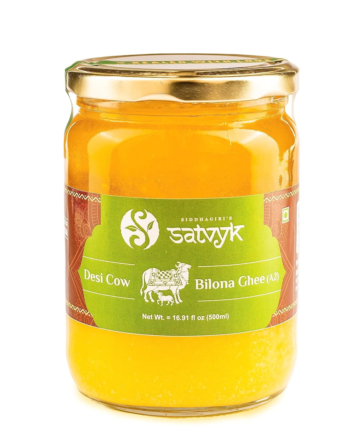 Natural A2 Desi Cow Ghee By S Siddhagiri'S Satvyk | Natural & Healthy Bilona Method Desi Cow ...