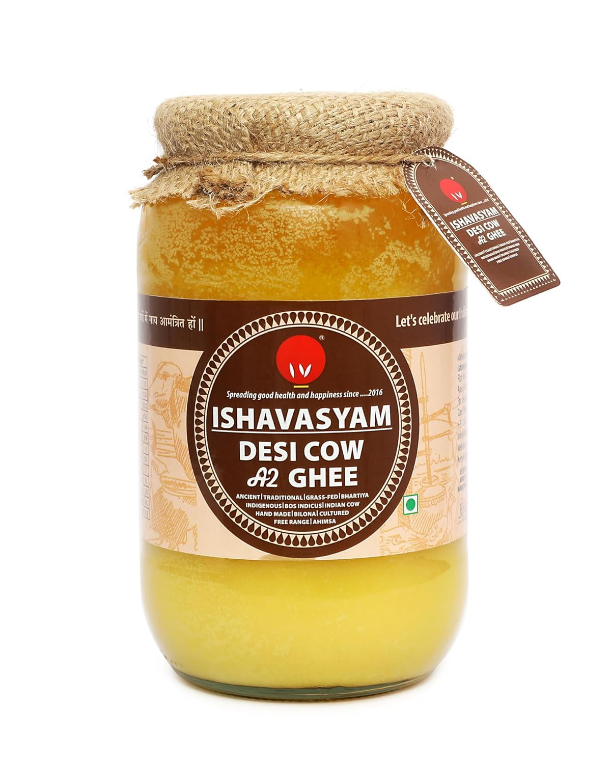 Natural A2 Gir Desi Cow'S Ghee By Isha Vasyam | Rich In Vitamin A ...