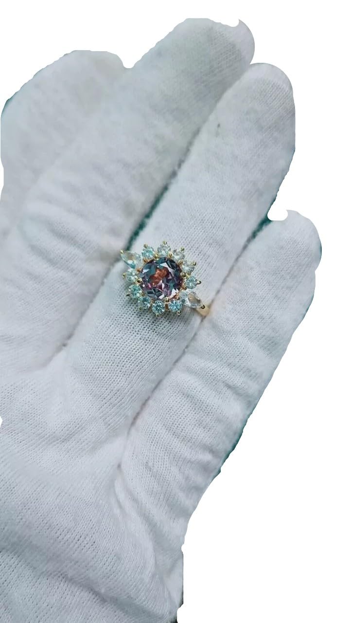 Natural Alexandrite Ring, Alexandrite Gemstone Ring, June Birthstone ...