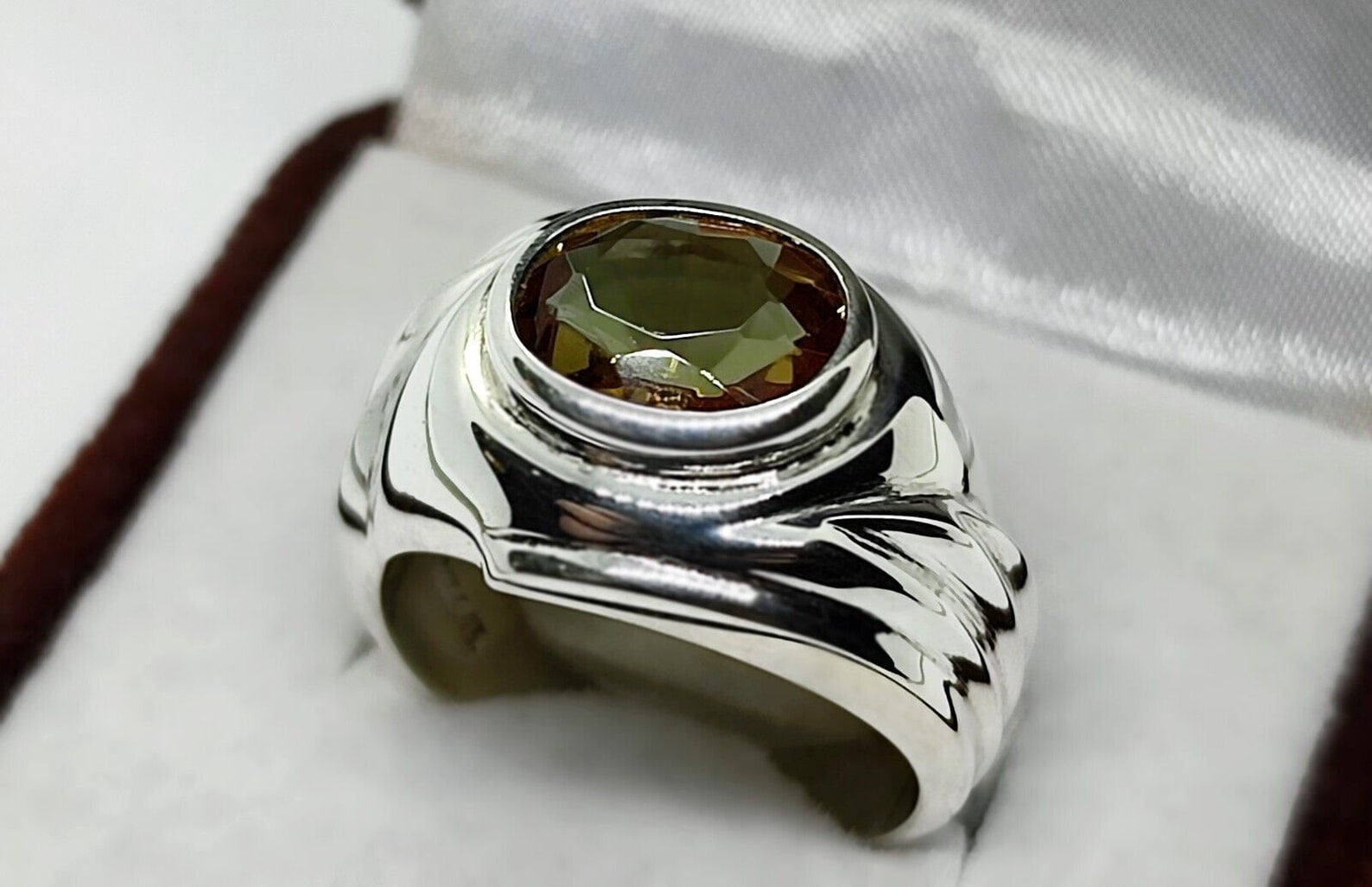 Natural Alexandrite Ring, Genuine 7.50 Carat Alexandrite Ring for Men ...