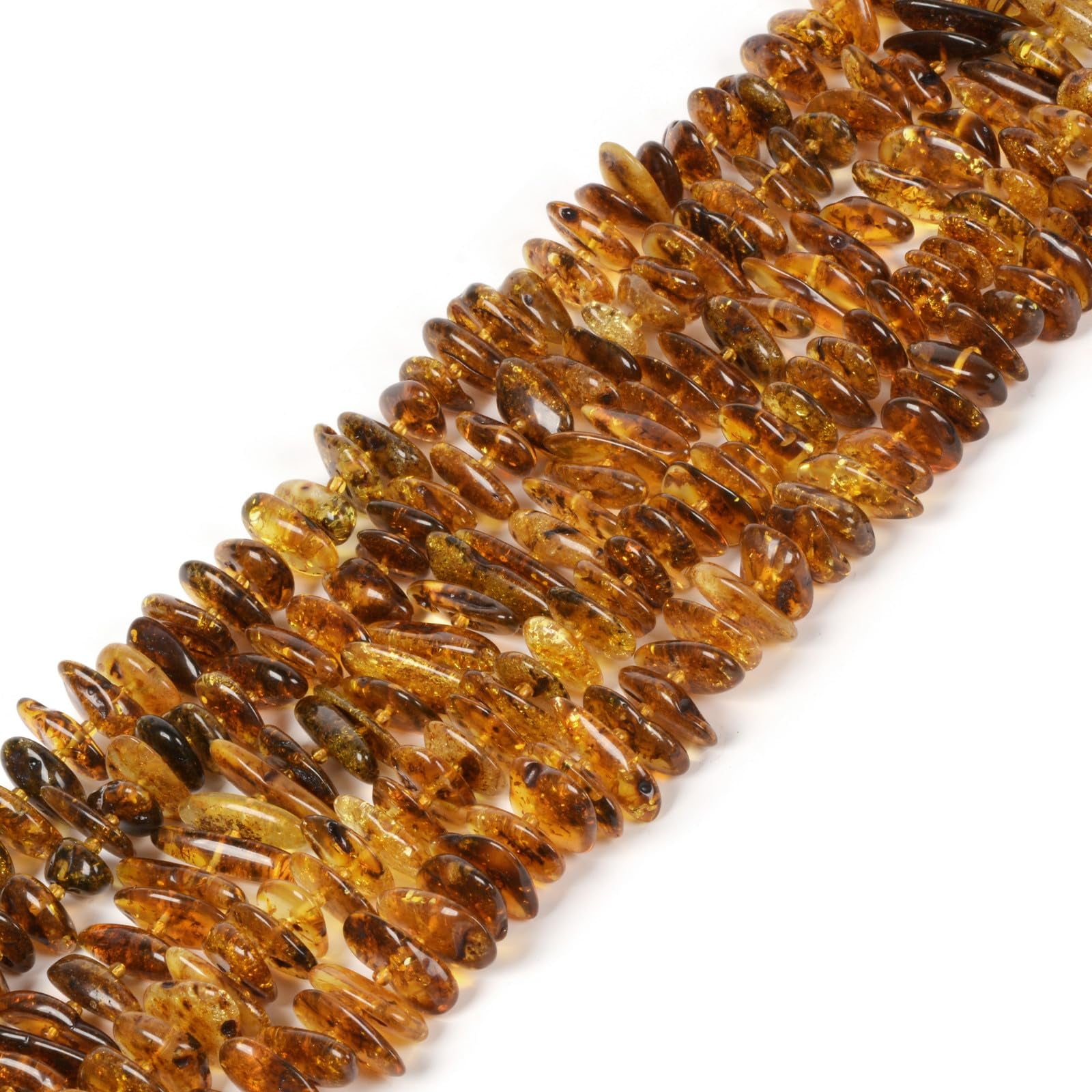 Natural Amber Freedom Chips Loose Beads 5-9mm for Jewelry Making DIY 15 ...