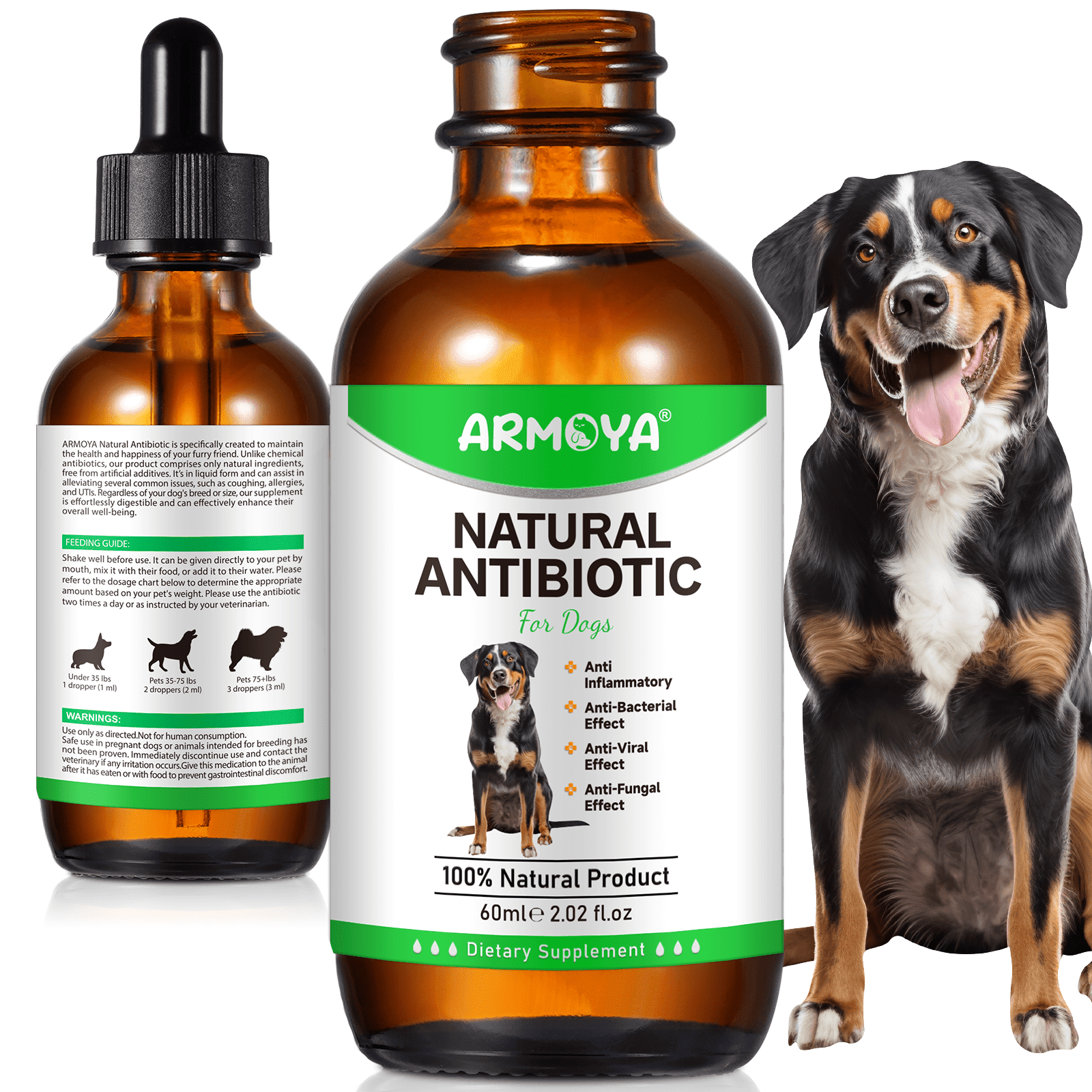 Natural Antibiotics Drops for Dogs Enhances Immunity and Overall Health ...
