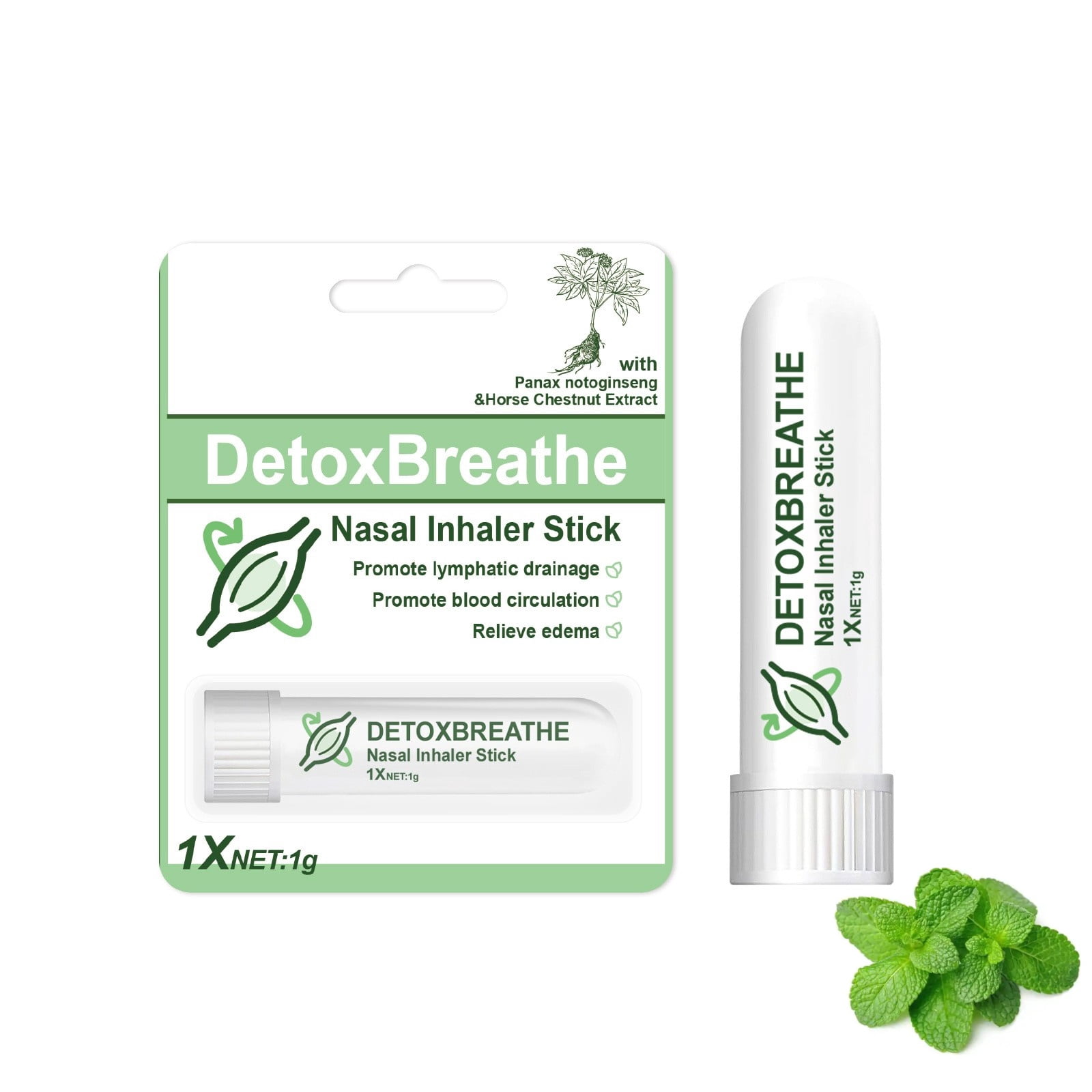 Natural Aromatherapy Nasal Stick （1 Pack）Boost Focus & Enhance ...