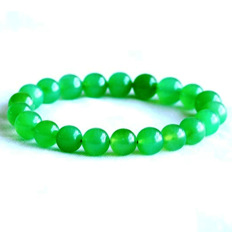 Natural Australian Jade Chrysoprase 6mm Round Shape Smooth Cut Beads ...