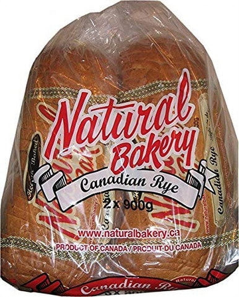 Natural Bakery Hearty Canadian Rye Bread, 2 x 900g/31.7 oz. Loaves, 6pk ...