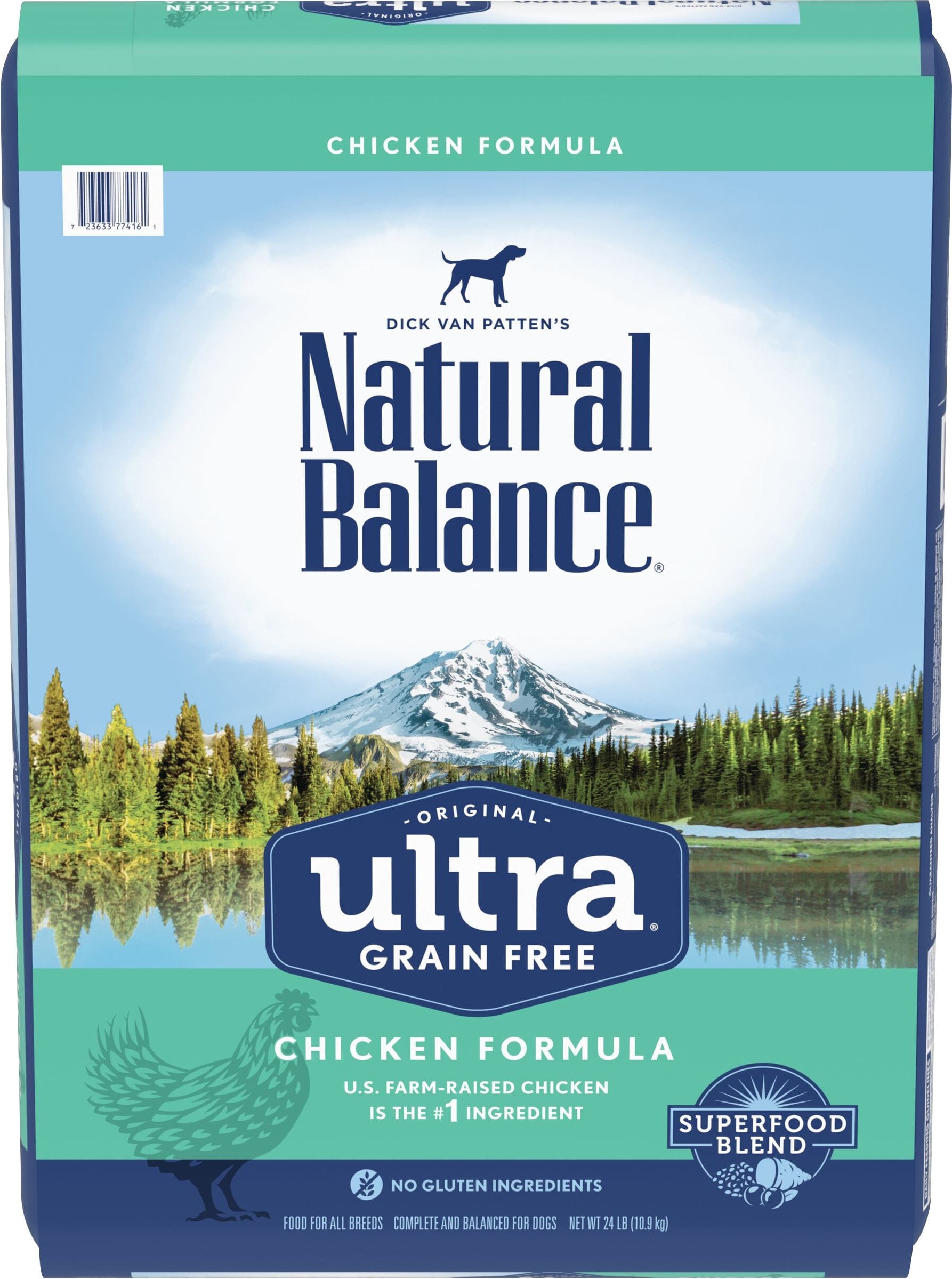Natural Balance Chicken Flavor Dry Dog Food for Adult, 24 lb. Bag ...