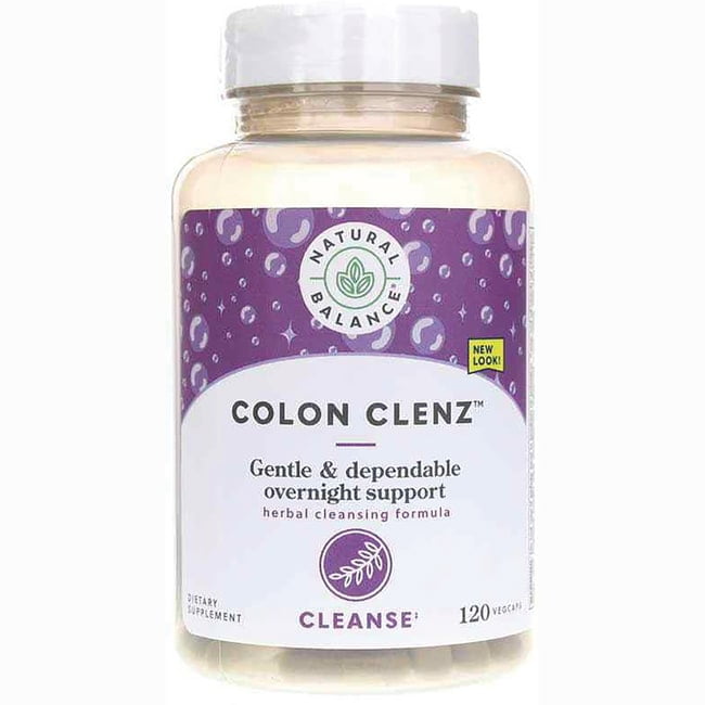 Natural Balance Colon Clenz, Gut Health, Herbal Supplements for Healthy ...