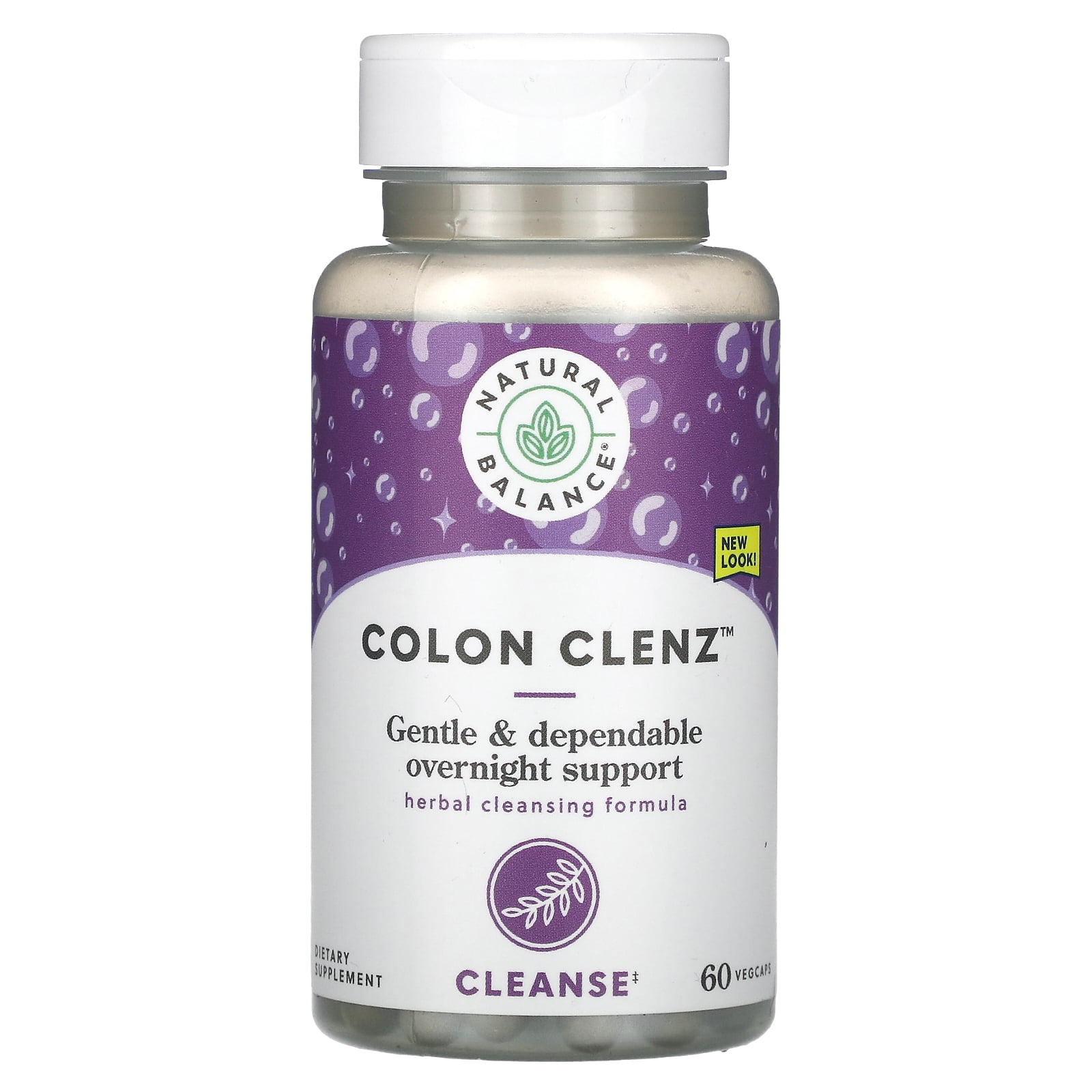 Natural Balance Herbal Colon Cleanse & Detox Supplement, Colon Clenz ...