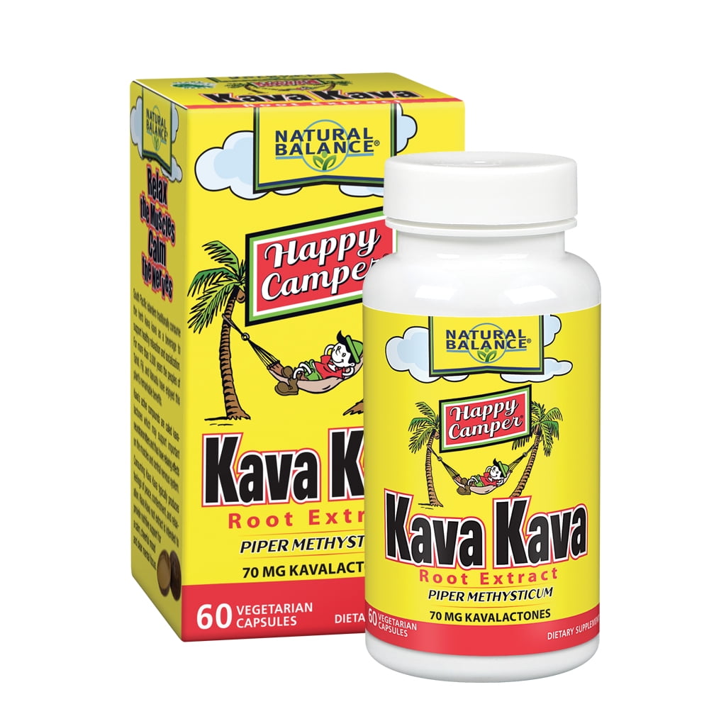 Natural Balance Happy Camper Kava Kava Root Extract | 70mg Kavalactones | Calm & Relaxation ...