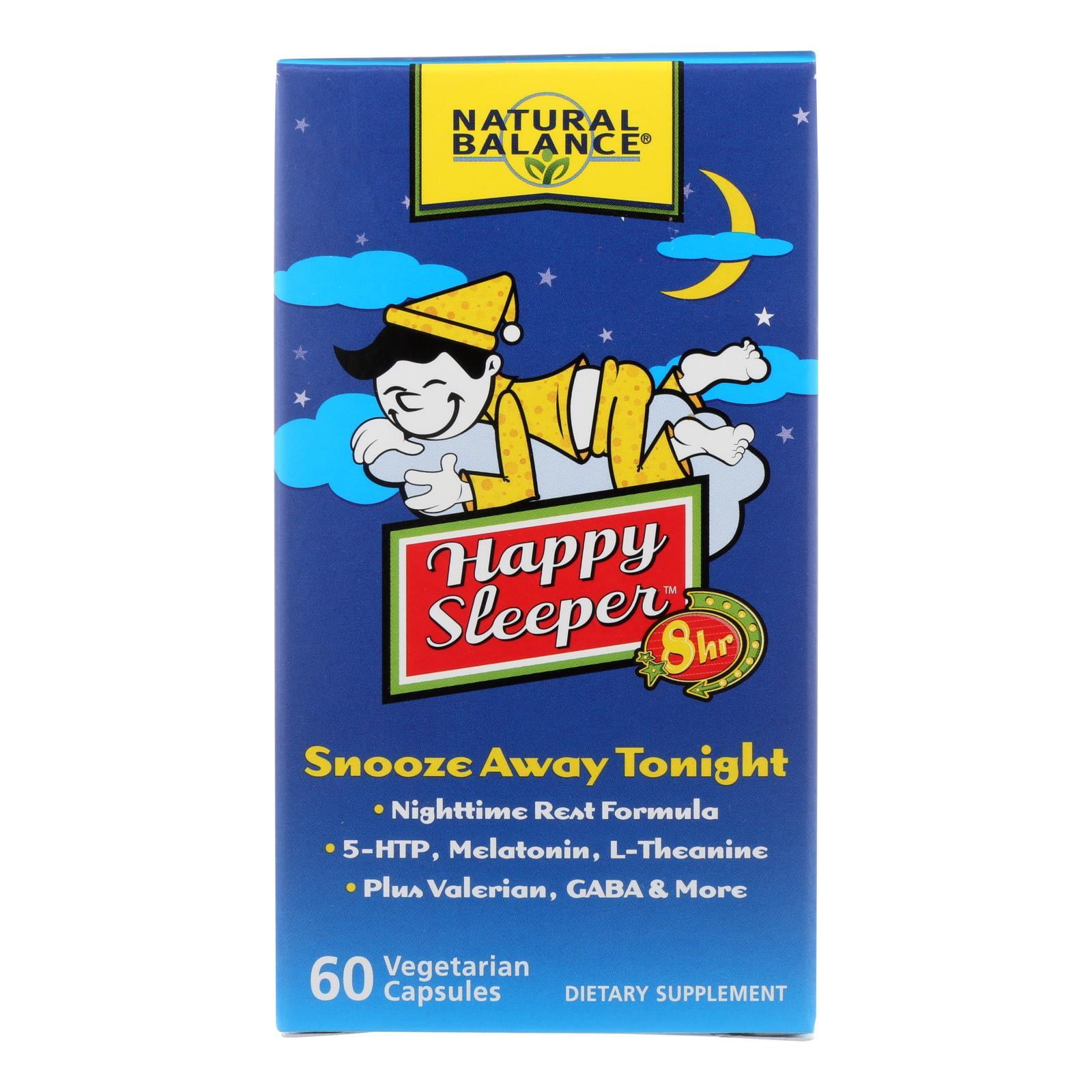 Natural Balance Happy Sleeper - 60 Vegetarian Capsules - Walmart.com