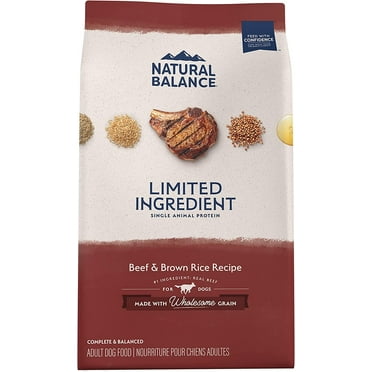 Natural Balance L.I.D. Limited Ingredient Diets Dry Dog Food, 4 Pounds ...