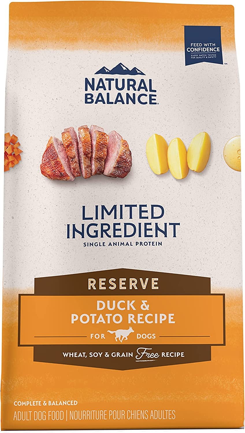 Natural Balance Limited Ingredient Duck & Potato Recipe, Grain-Free ...