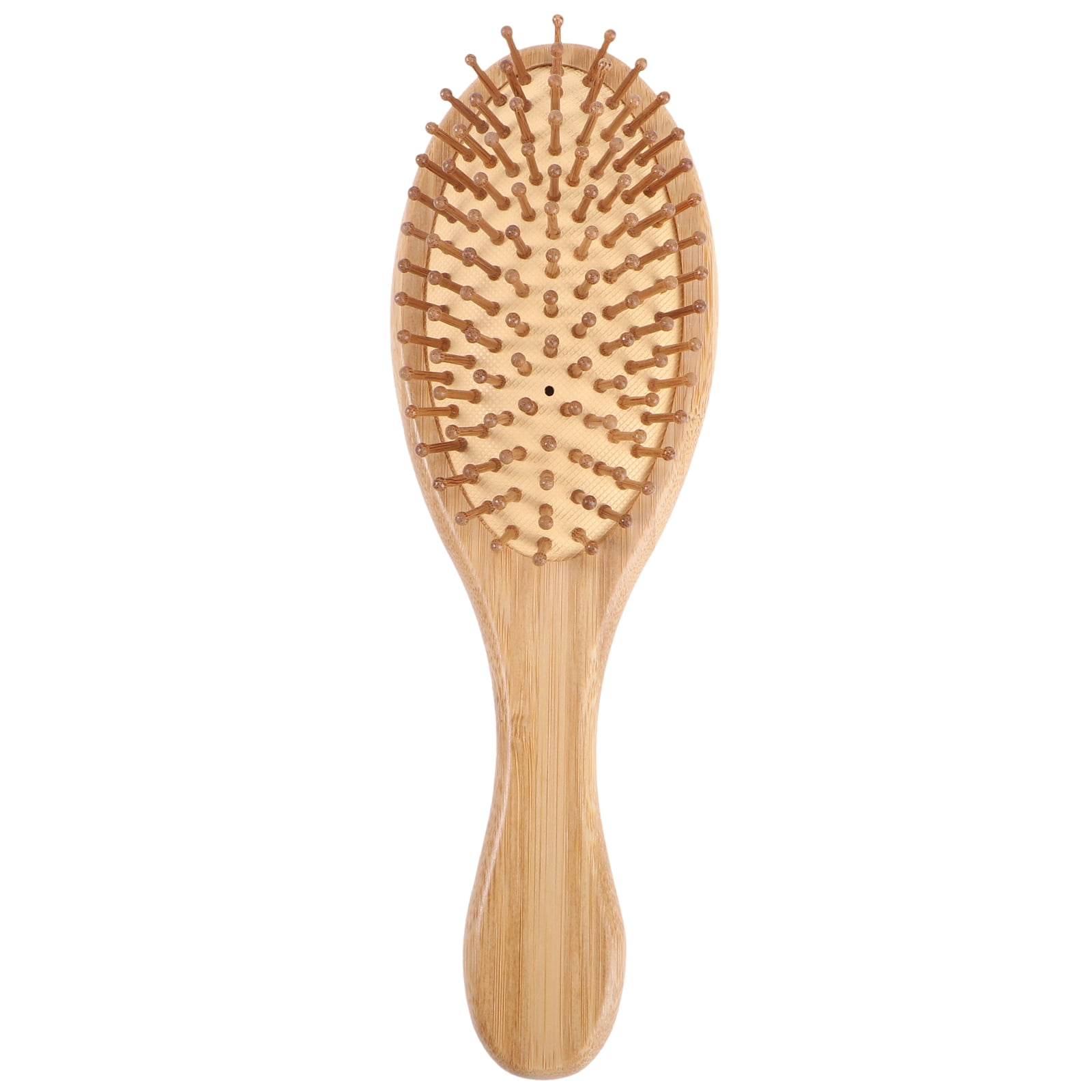 Natural Bamboo Anti-Static Wooden Bristles Massage Scalp Comb Hair ...