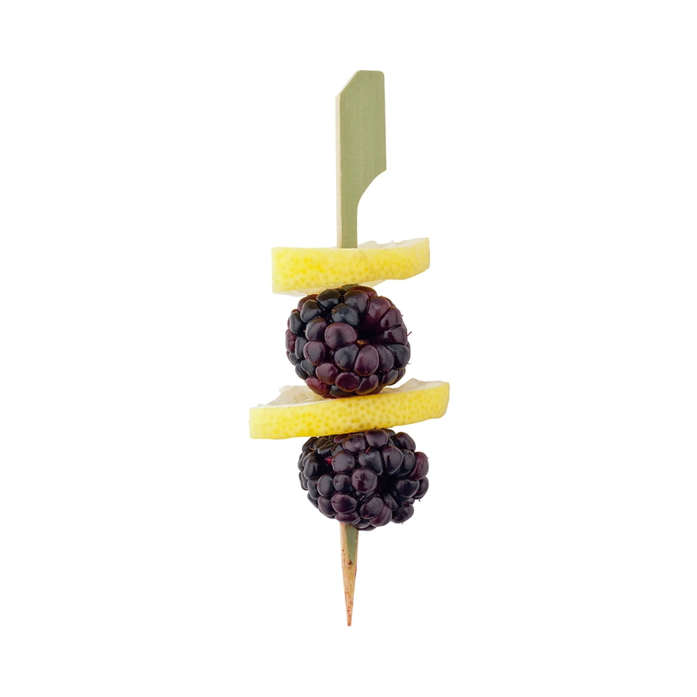 Natural Bamboo Paddle Skewer - 4\'\' - 1000 count box - Walmart.com