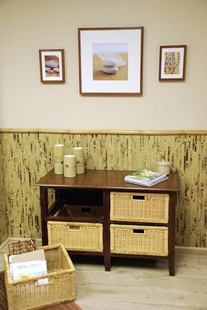 Natural Bamboo Paneling - Flexible Wall Cladding Panels for Living Room ...