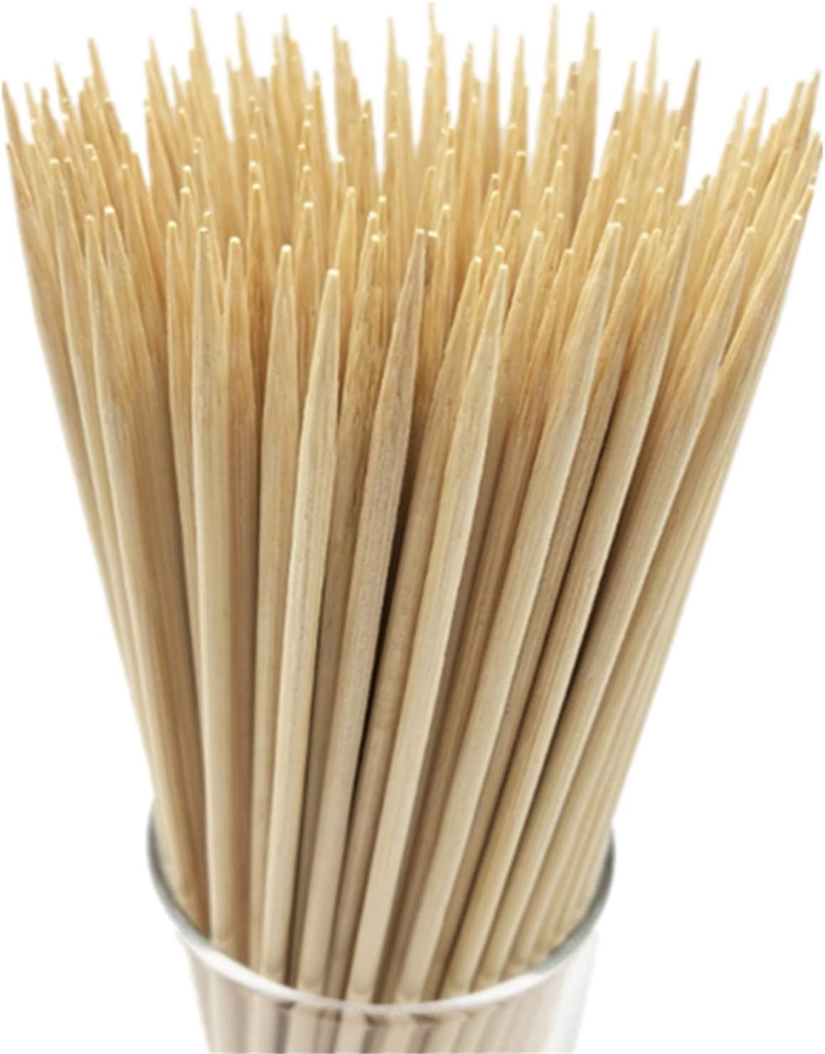 Natural Bamboo Skewers Sticks for BBQ，Kabob，Grilling，Barbecue，Kitchen ...