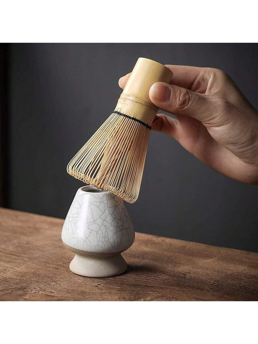Natural Bamboo Tea Whisk Chasen Preparing Matcha Powder Brush Tool ...
