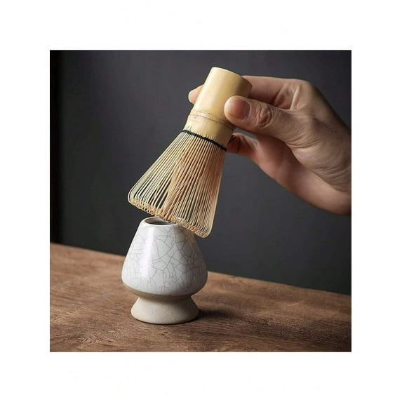 Natural Bamboo Tea Whisk Chasen Preparing Matcha Powder Brush Tool ...