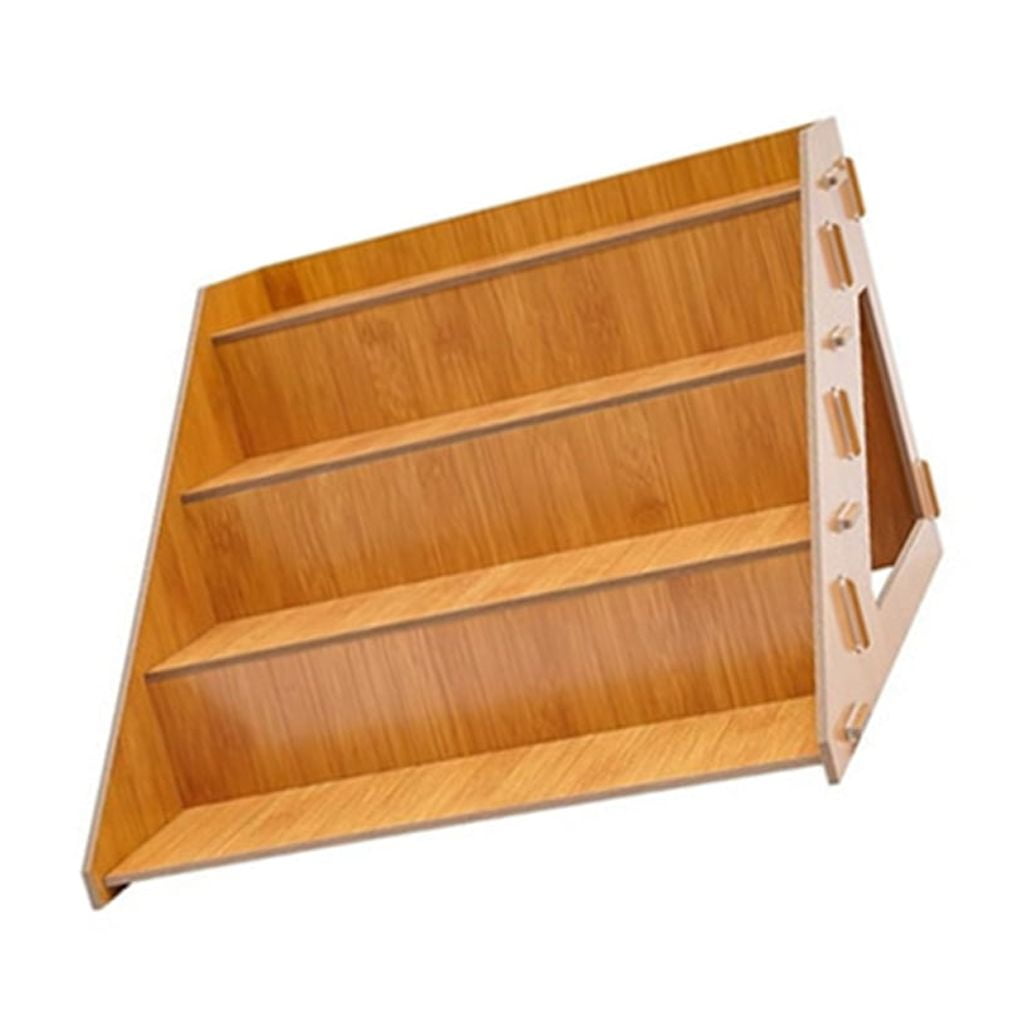 Natural Bamboos Baking Organiser 4 Layer Dessert Stand With Stable ...