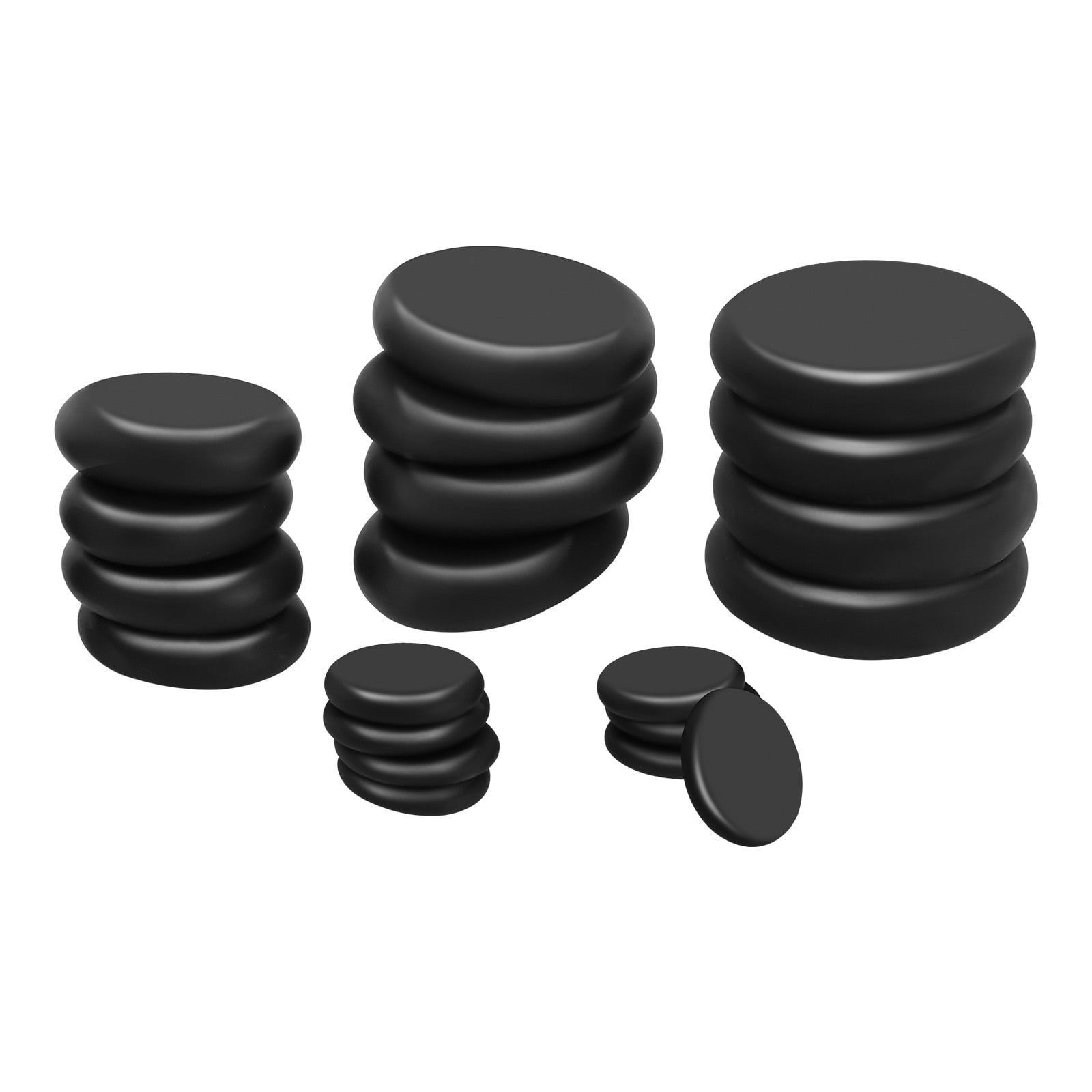 Natural Basalt Massage Stone Heater Box Set for Stress Relief ...