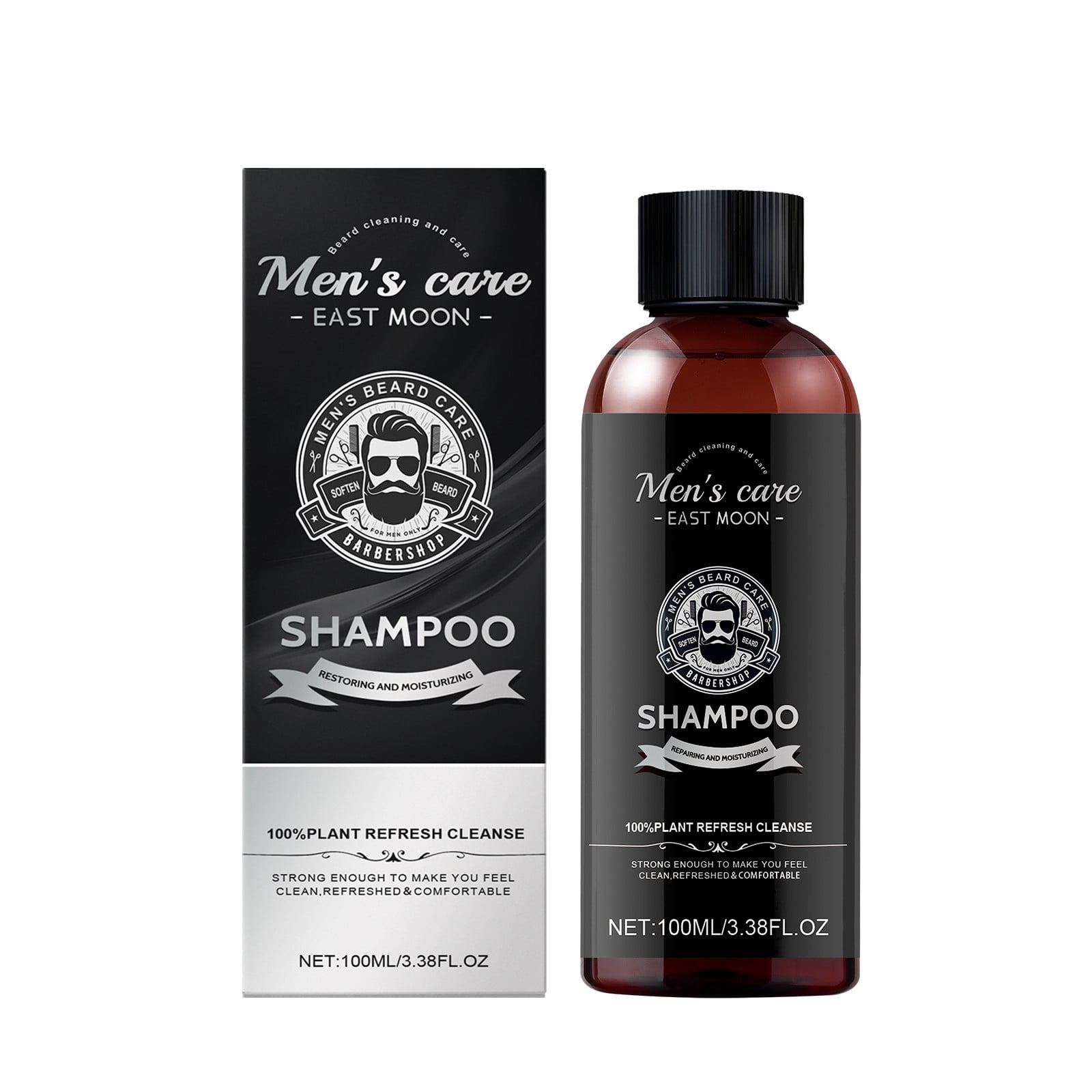 Natural Beard Shampoo for All Hair Types,Deep Cleaning and Beard ...