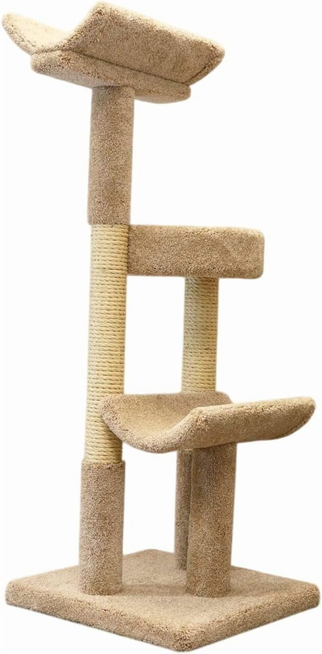 Natural Beauty Multiple Perch Cat Tree, Cat Tree with Scratch Post for ...