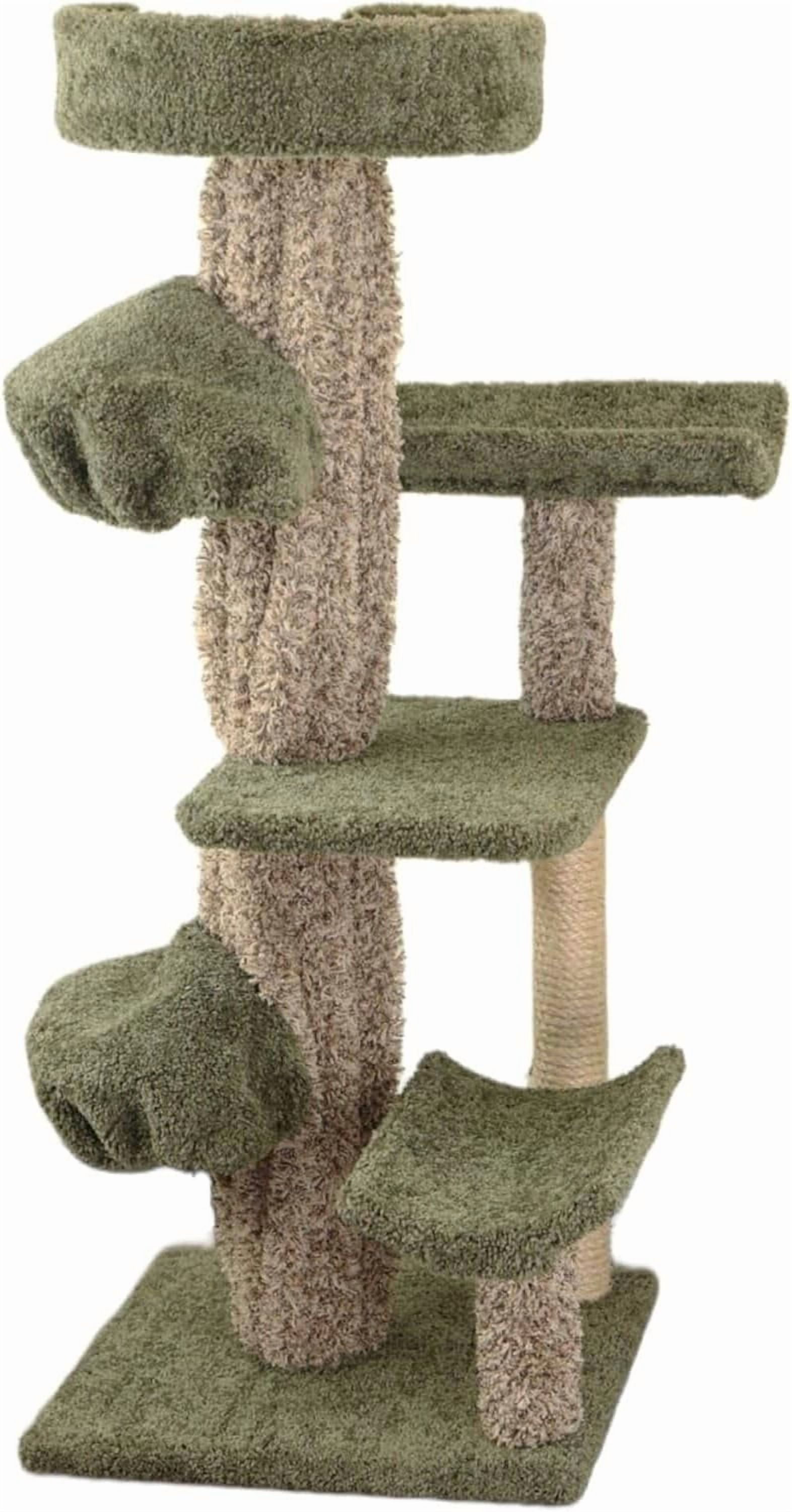 Natural Beauty Multiple Perch Cat Tree, Cat Tree with Scratch Post for ...