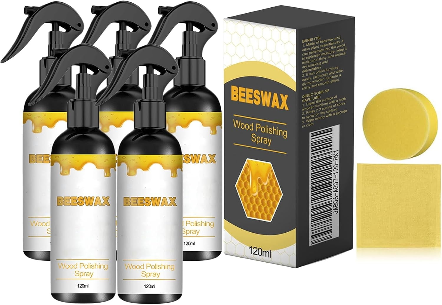 Natural Beeswax Care Spray & Restorer, 2025 New Natural Bees Wax ...