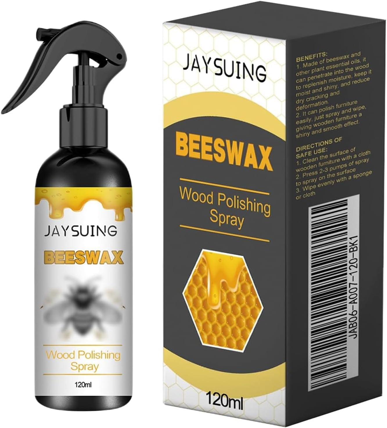 Natural Beeswax Care Spray & Restorer, Beeswax Spray Furniture Polish ...