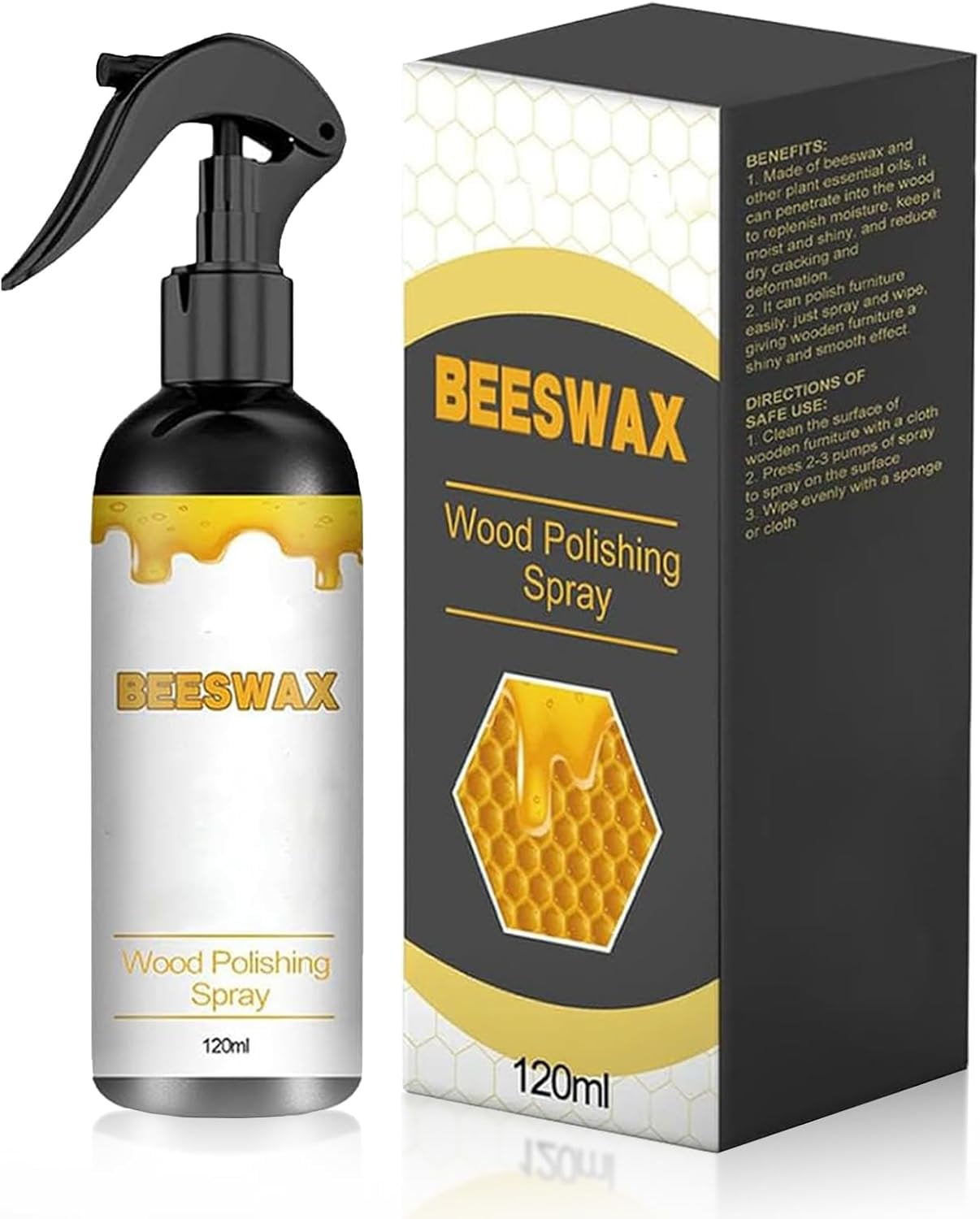 Natural Beeswax Care Spray & Restorer, Beeswax Spray Furniture Polish ...