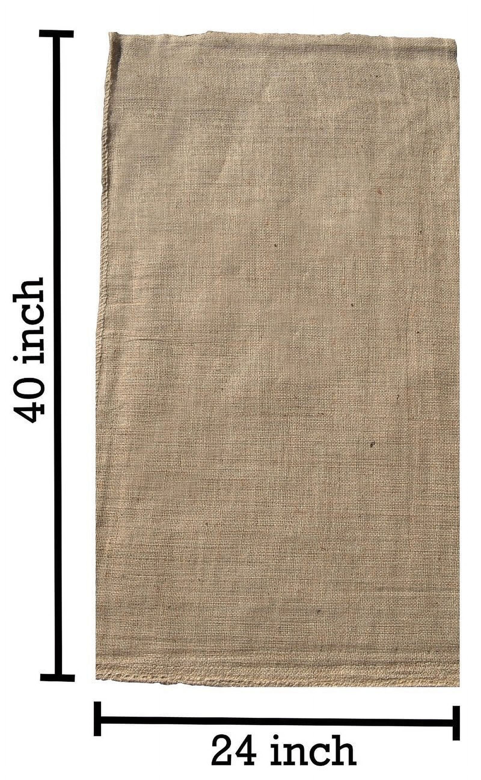 Natural Biodegradable Jute Burlap Potato Sacks 24" x 40" - Sack Racing ...