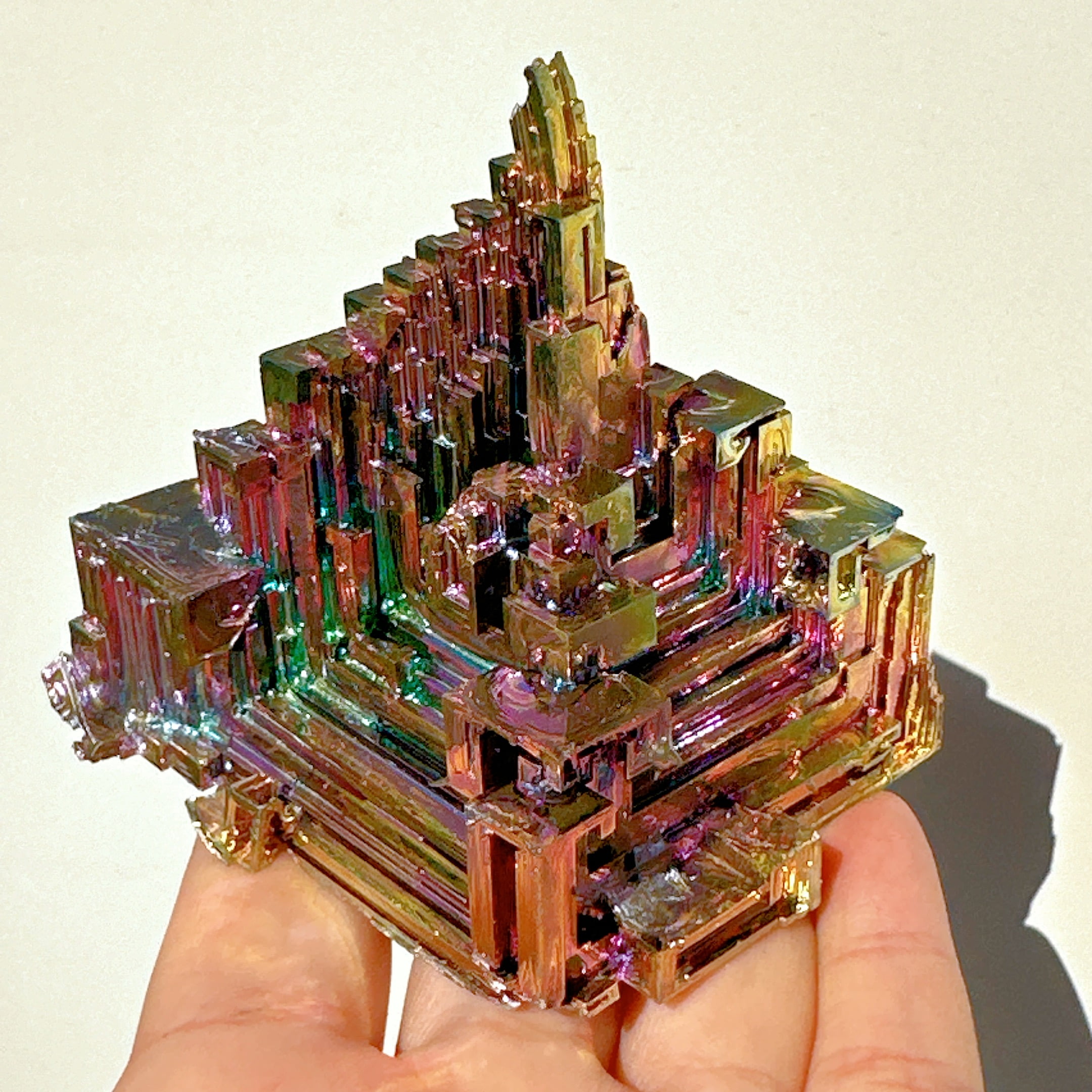 Natural Bismuth Ore,Rainbow Bismuth, Metal Crystal,Crystal Gifts ...