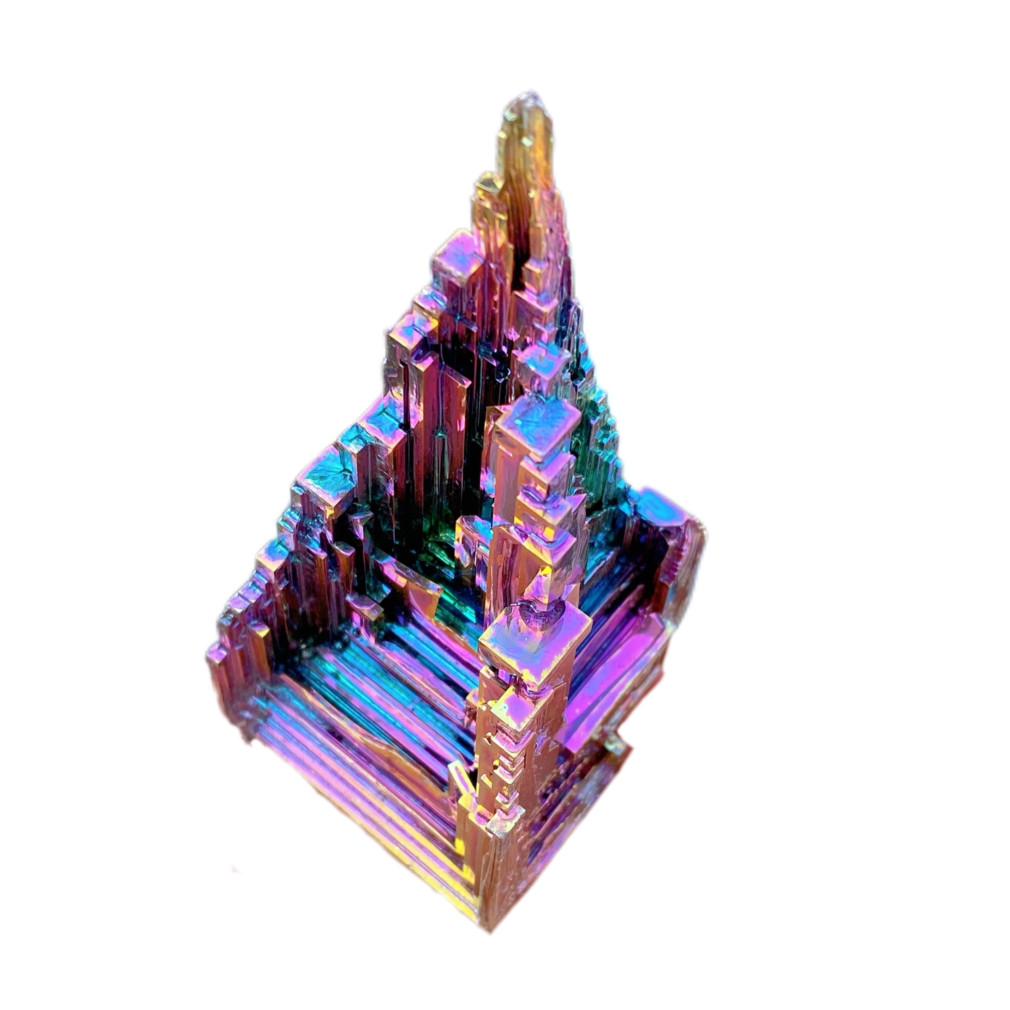Natural Bismuth Ore,Rainbow Bismuth, Metal Crystal,Crystal Gifts ...