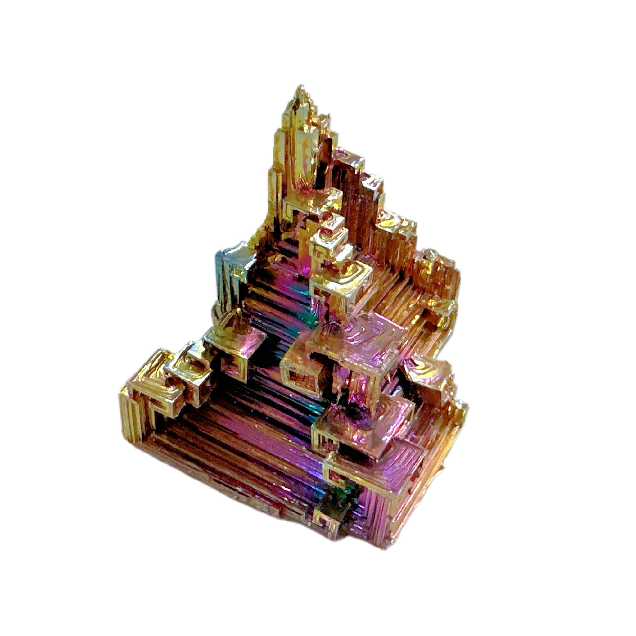 Natural Bismuth Ore,Rainbow Bismuth, Metal Crystal,Crystal Gifts ...